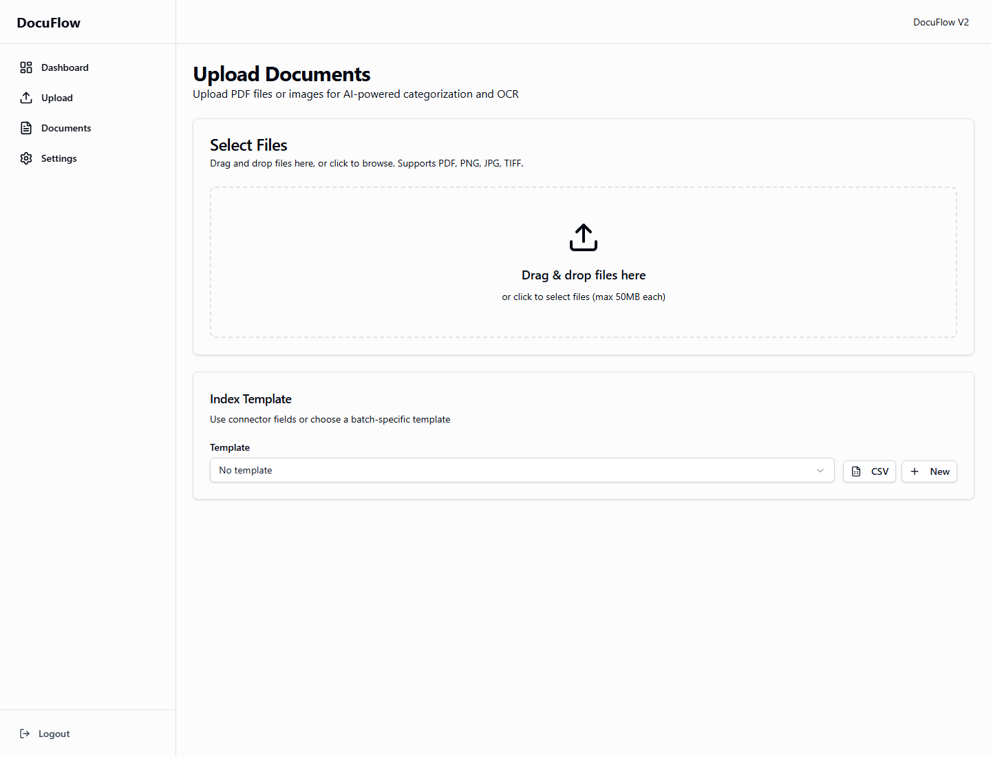 DocuFlow - AI Batch Document Indexing for Business Teams